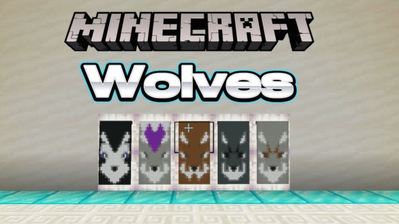 Minecraft Wolf Banner Designs - It's Banner Time! - YouTube