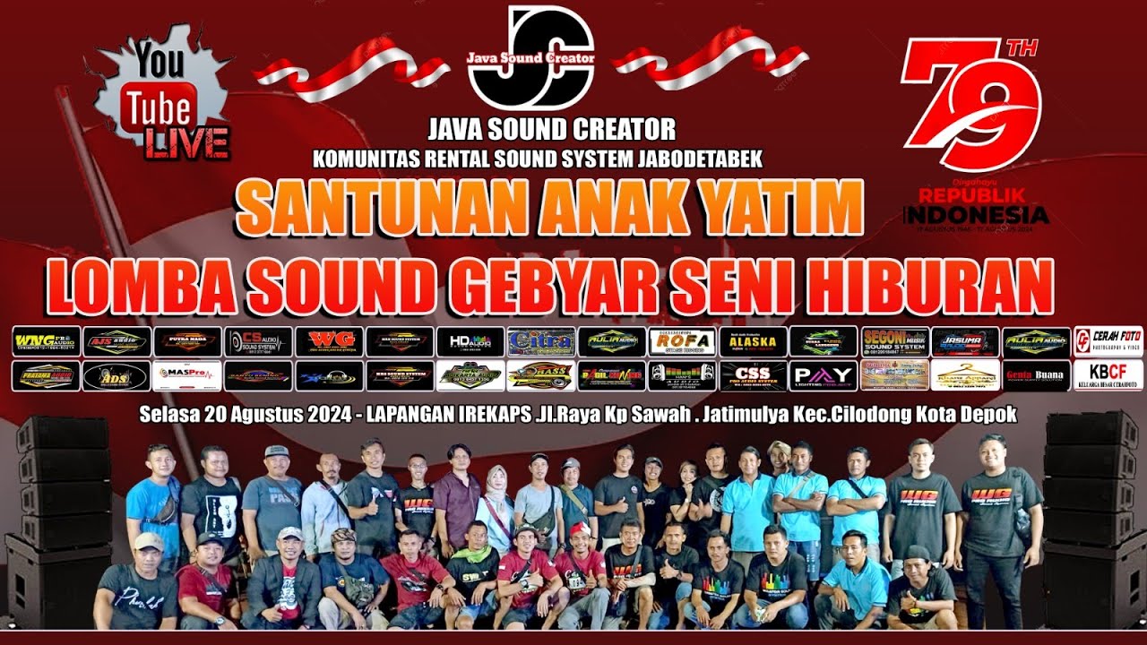 LIVE 🔴 MILAD JAVA SOUND CREATOR - LOMBA SOUND DAN GEBYAR SENI HIBURAN - CILODONG - YouTube