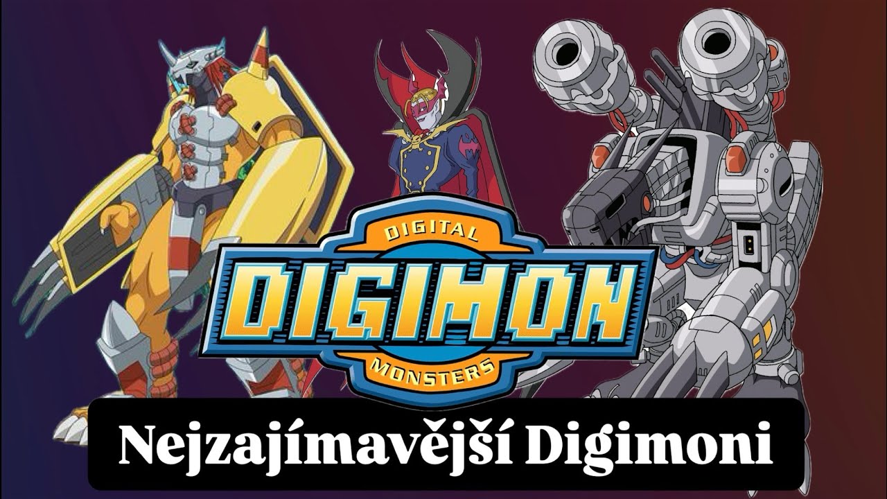 Ti nejzajímavější Digimoni z 1. sezóny - YouTube