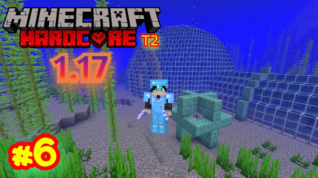 MINECRAFT - TRIDENTES, CANALIZADOR Y CUPULAS - Hardcore 1.17 T2 ep 6 ...