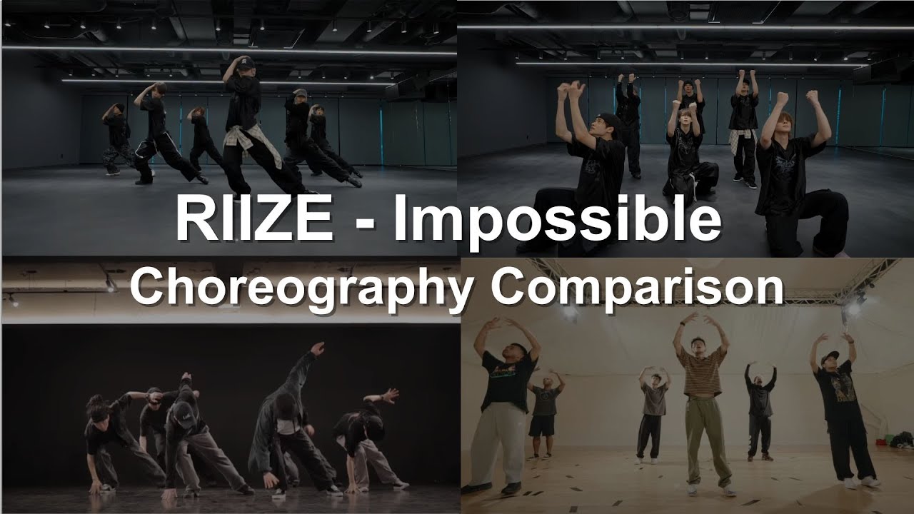 RIIZE - Impossible DEMOs vs FINAL Choreography Comparison - YouTube