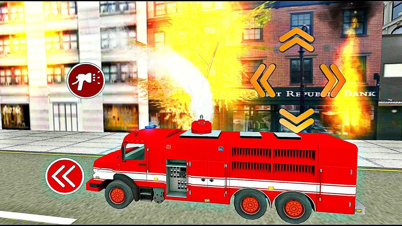 Real Fire Truck Driving Simulator 2020 #3|Fire Truck Driving Simulator ...
