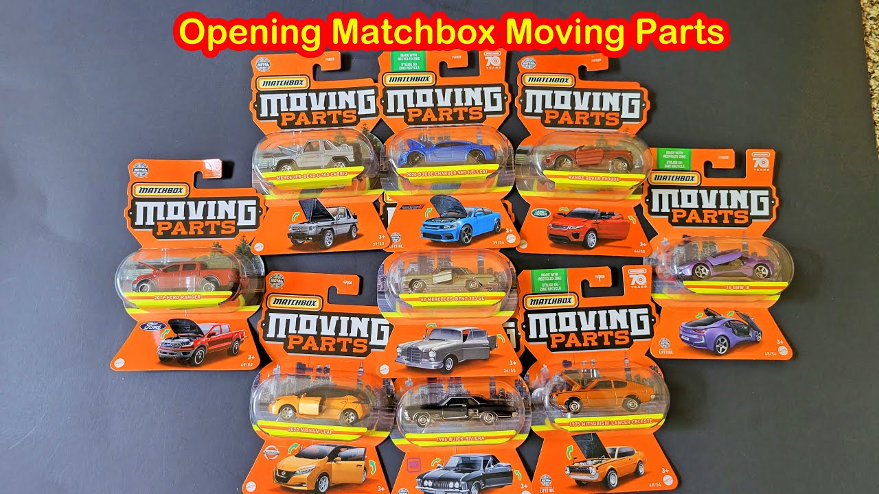 Opening Even More Matchbox Moving Parts - YouTube