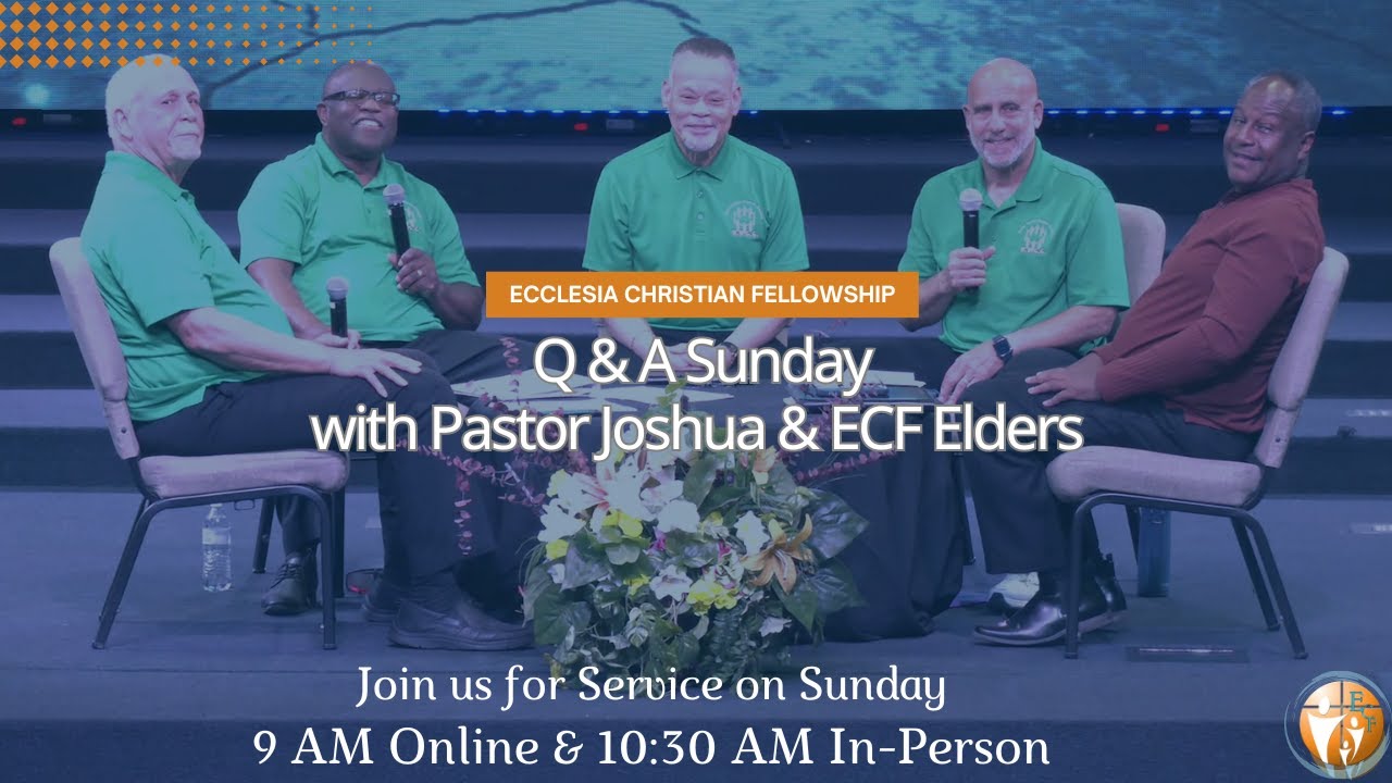 Join us for our 9AM online service. | Q & A Sunday with Dr. Joshua ...