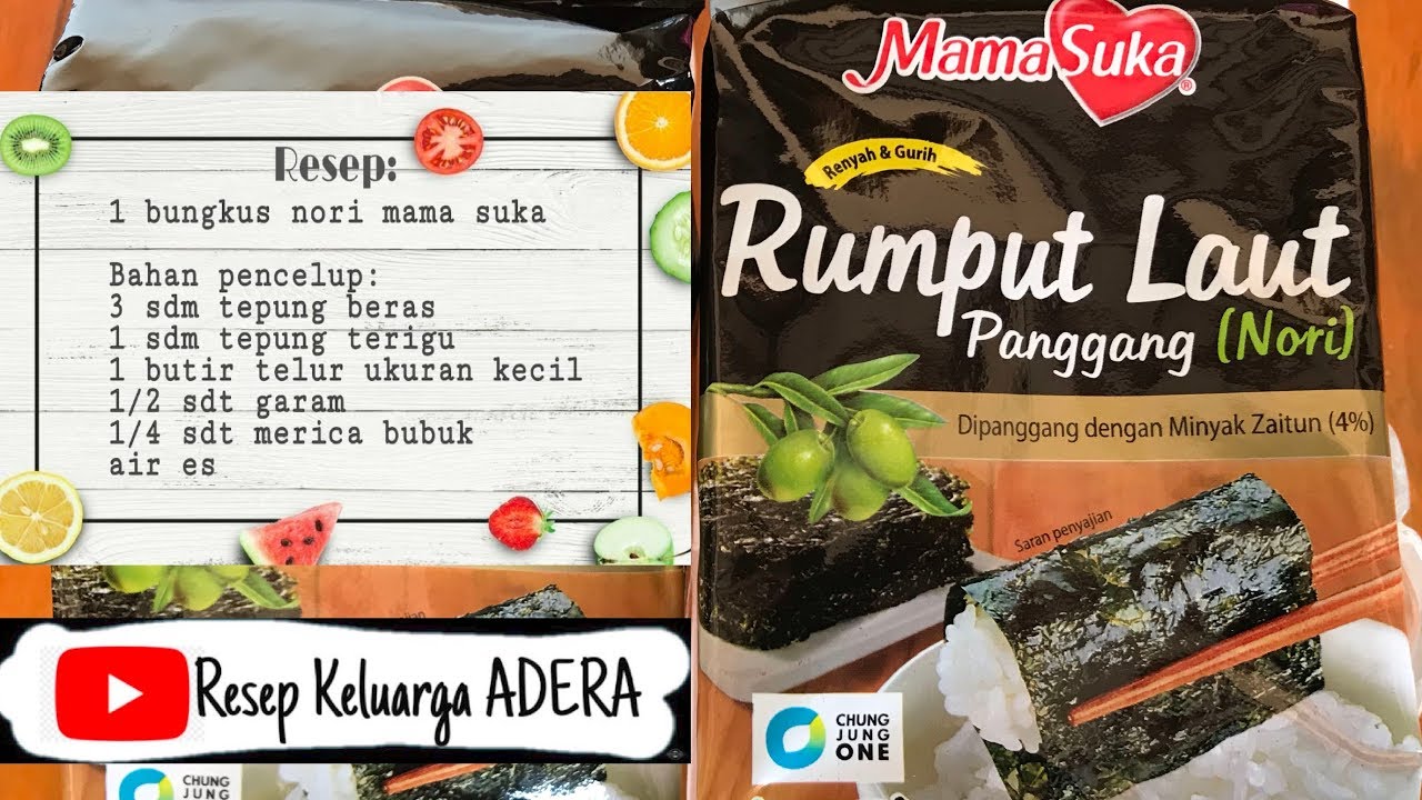 MENGOLAH JAJANAN RUMPUT LAUT MENJADI CEMILAN KEKINIAN YANG DISUKAI ANAK ...