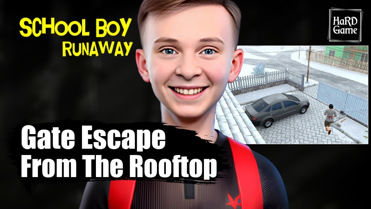 Gate Escape From The Rooftop In Schoolboy Runaway - YouTube