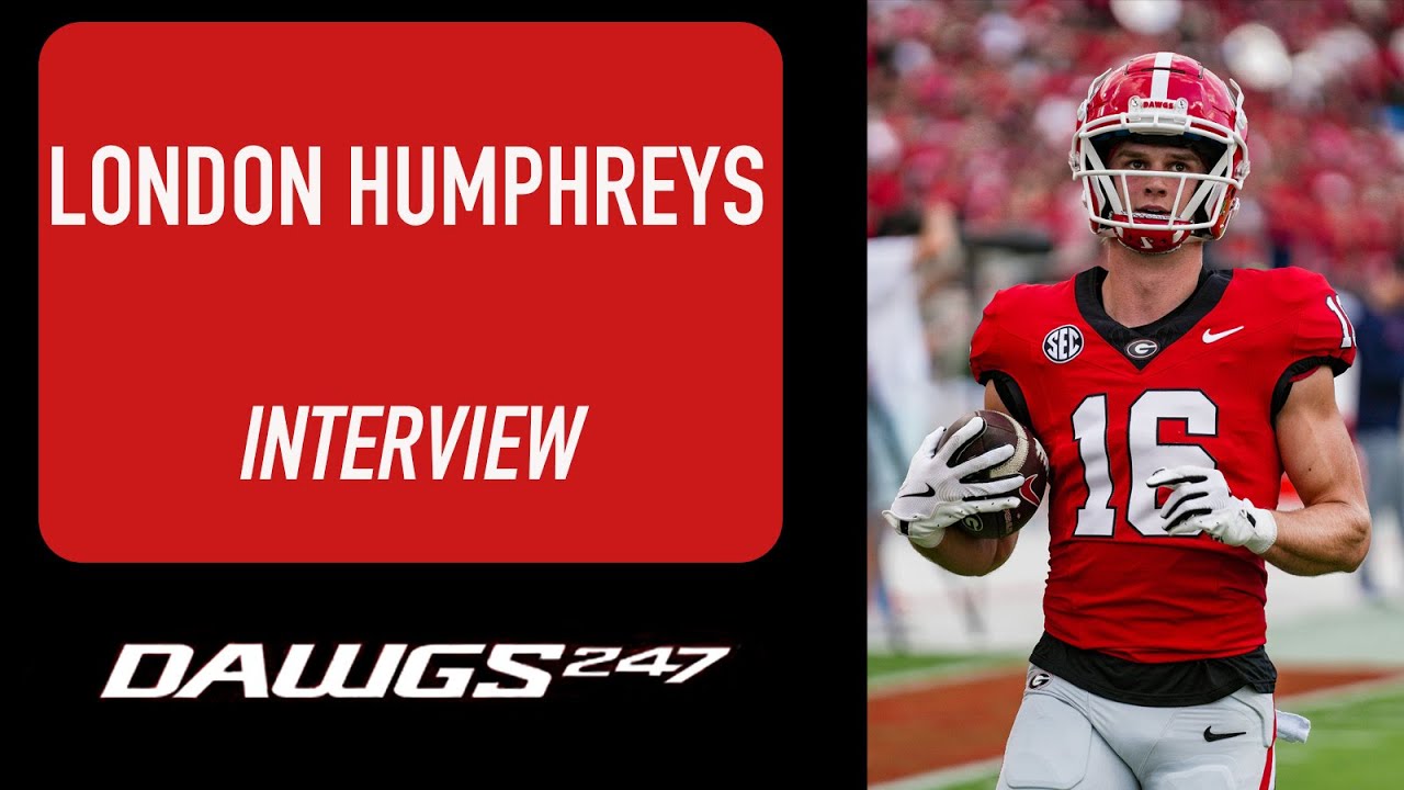 Georgia WR London Humphreys has boost of confidence in 2nd year as a ...