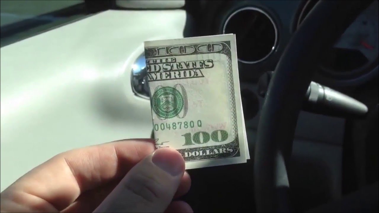 The $100 Bill Drop Card Demonstration To Get More Leads - YouTube