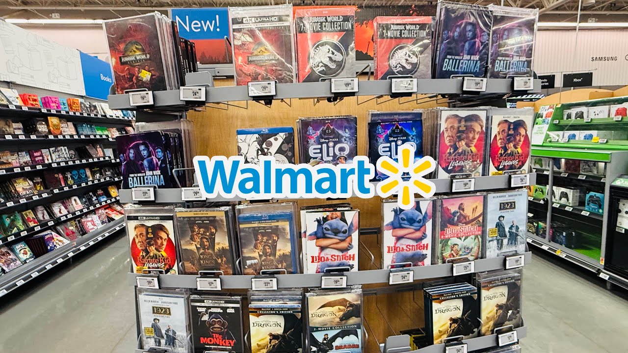 Walmart New Movies Bluray DVD 4K - YouTube