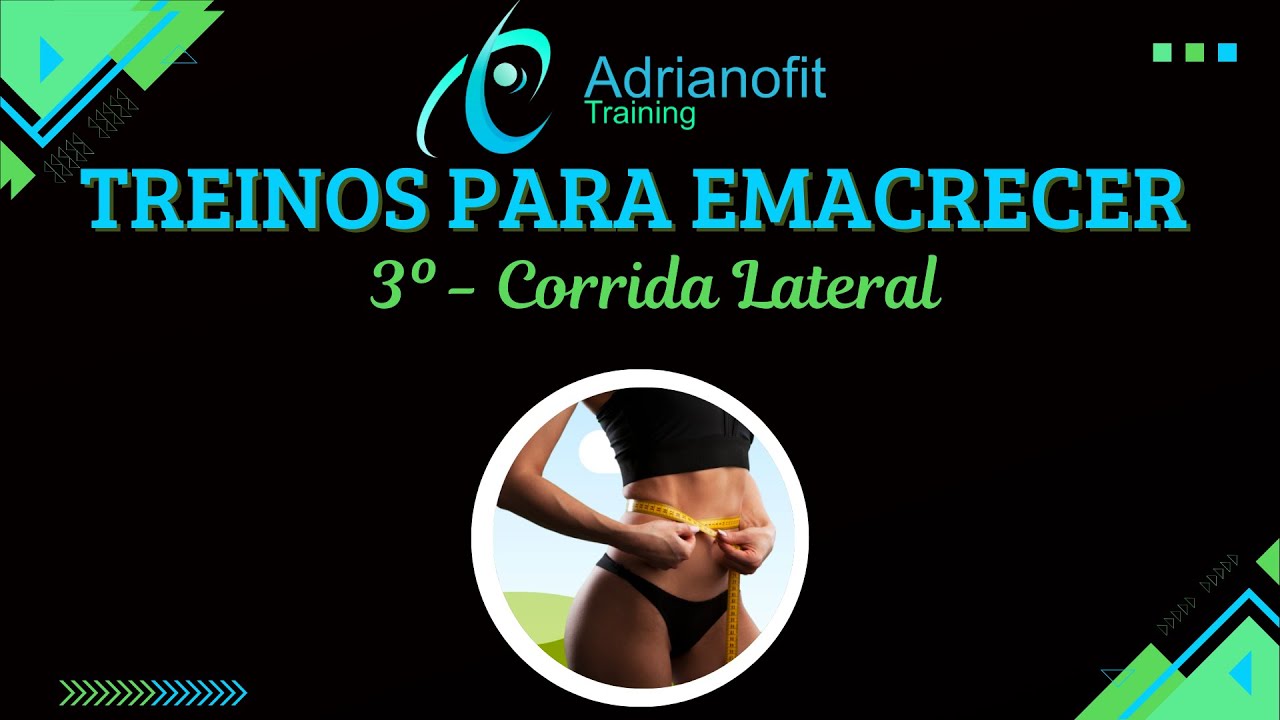Treinos em Casa para emagrecer - 3º Corrida lateral - YouTube