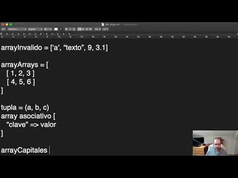 5 tipos de datos tuplas y arrays asociativos 360p - YouTube