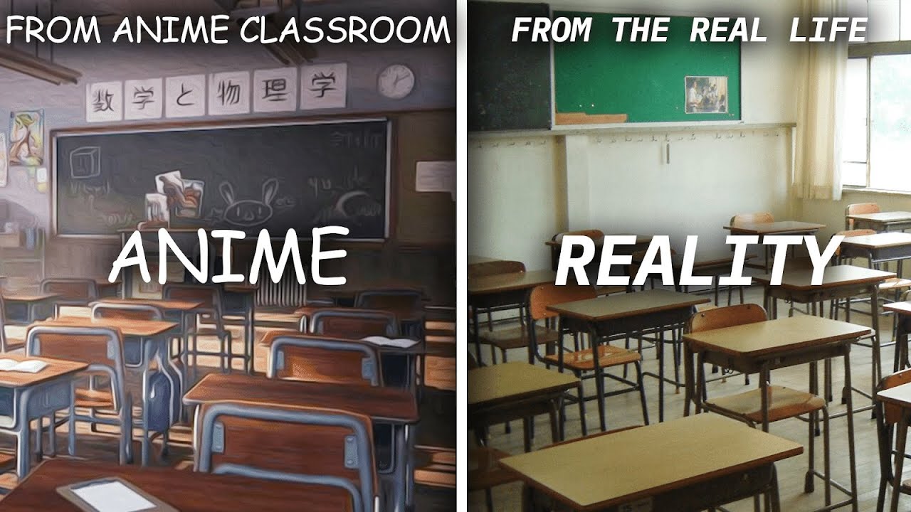 Japanese Real Highschools VS Anime Highschools - YouTube