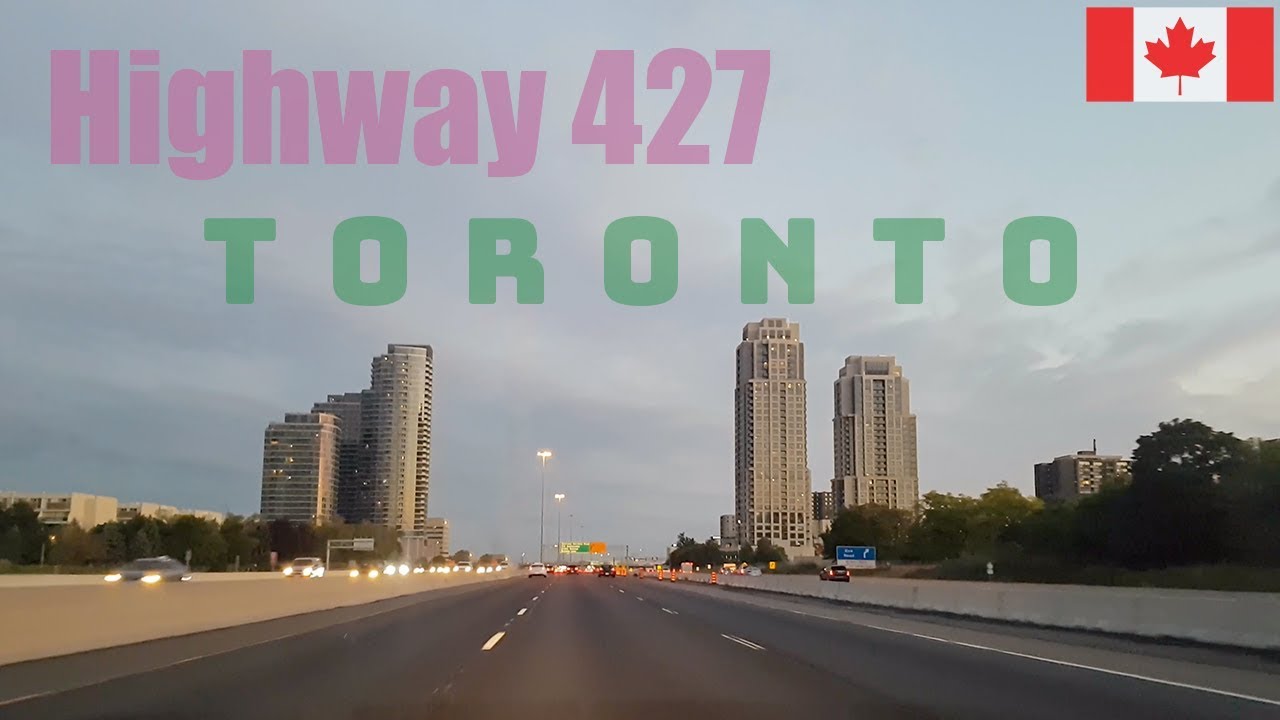Highway 427 South (Etobicoke, Ontario) - YouTube
