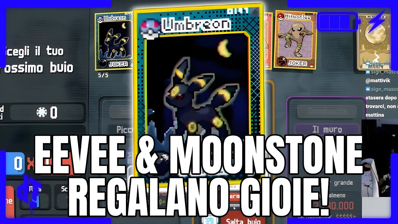 BALATRO CON I POKEMON: EEVEE E MOONSTONE REGALANO GIOIE! con @mattivik ...