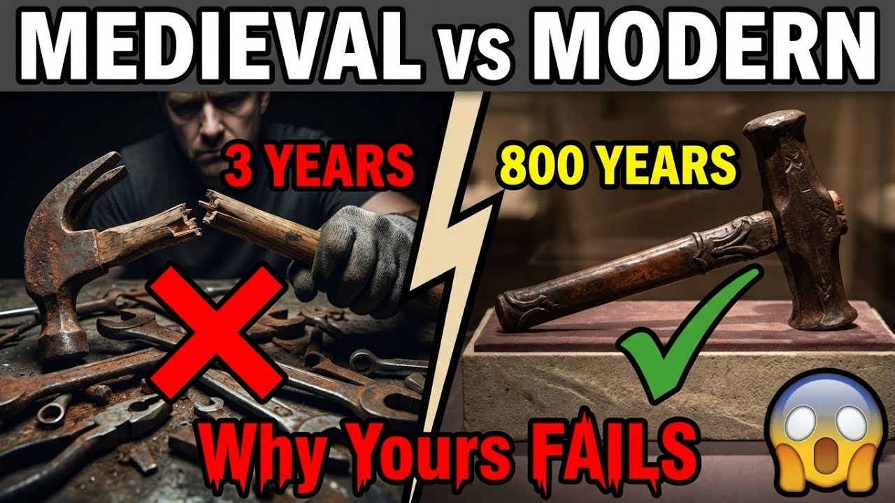 Medieval Tools: 800 Years Perfect vs Modern 3-Year Failure - YouTube