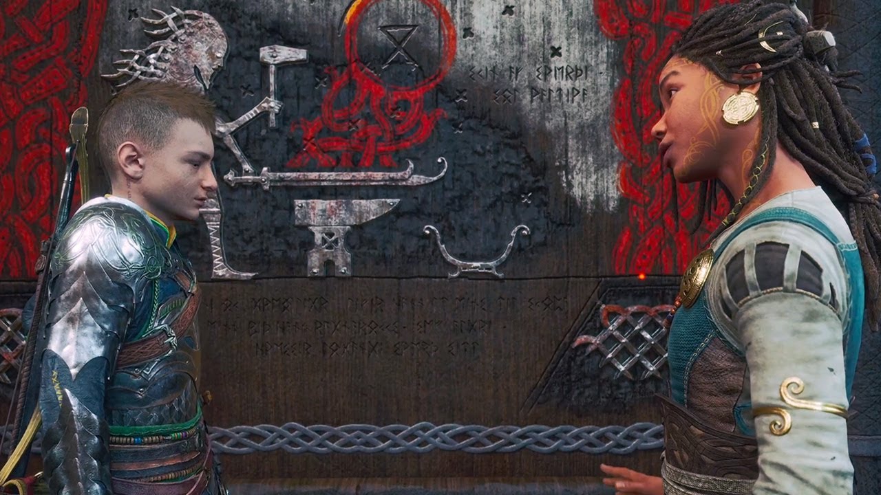God of War Ragnarok Loki and Angrboda meets in muspelheim - YouTube