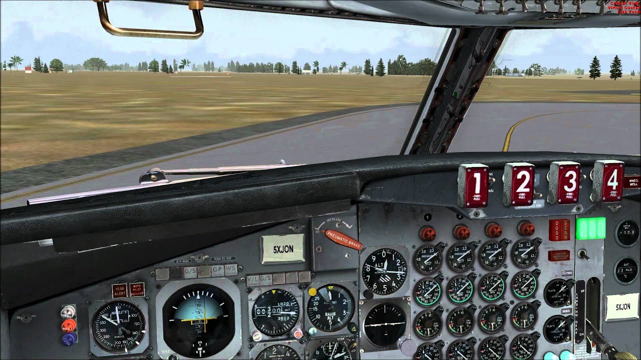 FSX Captain Sim 707-369C Das Air Cargo - YouTube