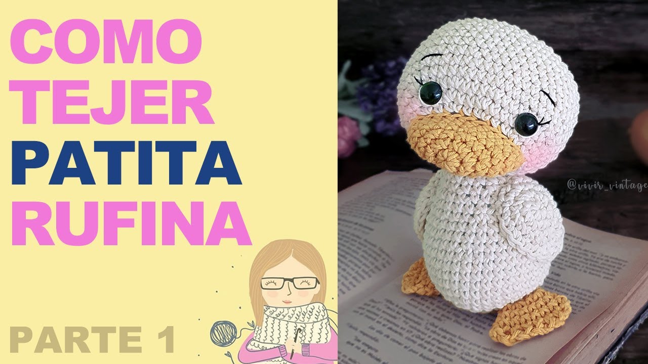 Pato a crochet - ganchillo - amigurumi - peluche a crochet - PARTE 1 ...