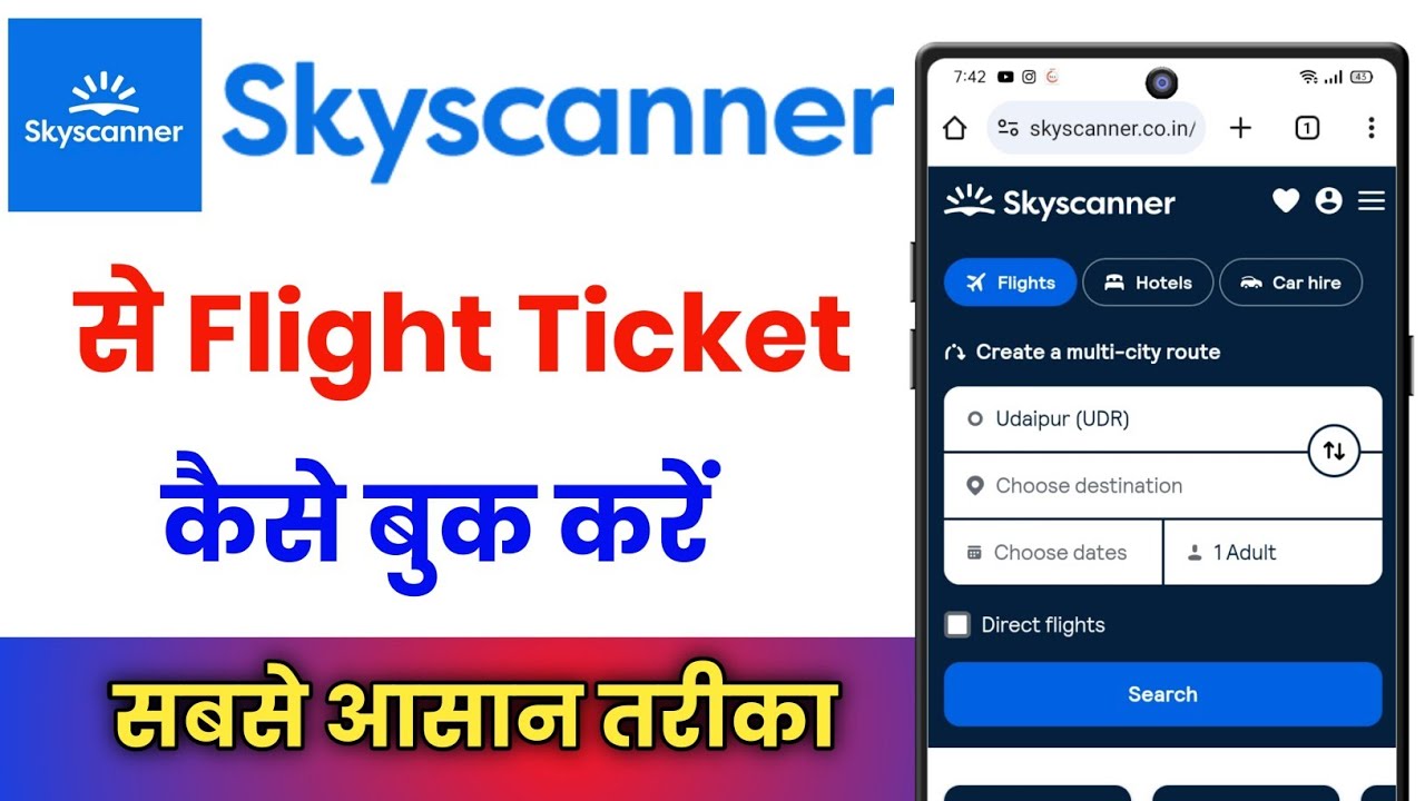 Skyscanner Flight Ticket Booking !! Skyscanner Flight Ticket Booking ...