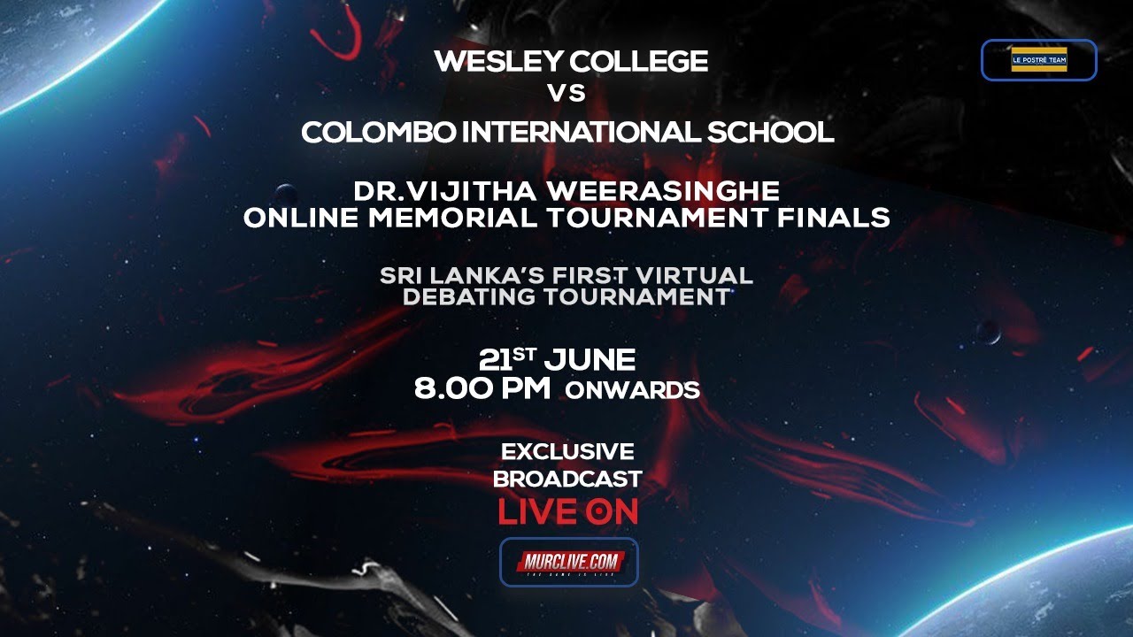 Dr Vijitha Weerasinghe Online Memorial Tournament - FINALS - YouTube