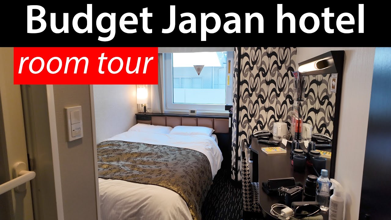 Japan BUDGET hotel room tour: APA Tokyo review - YouTube
