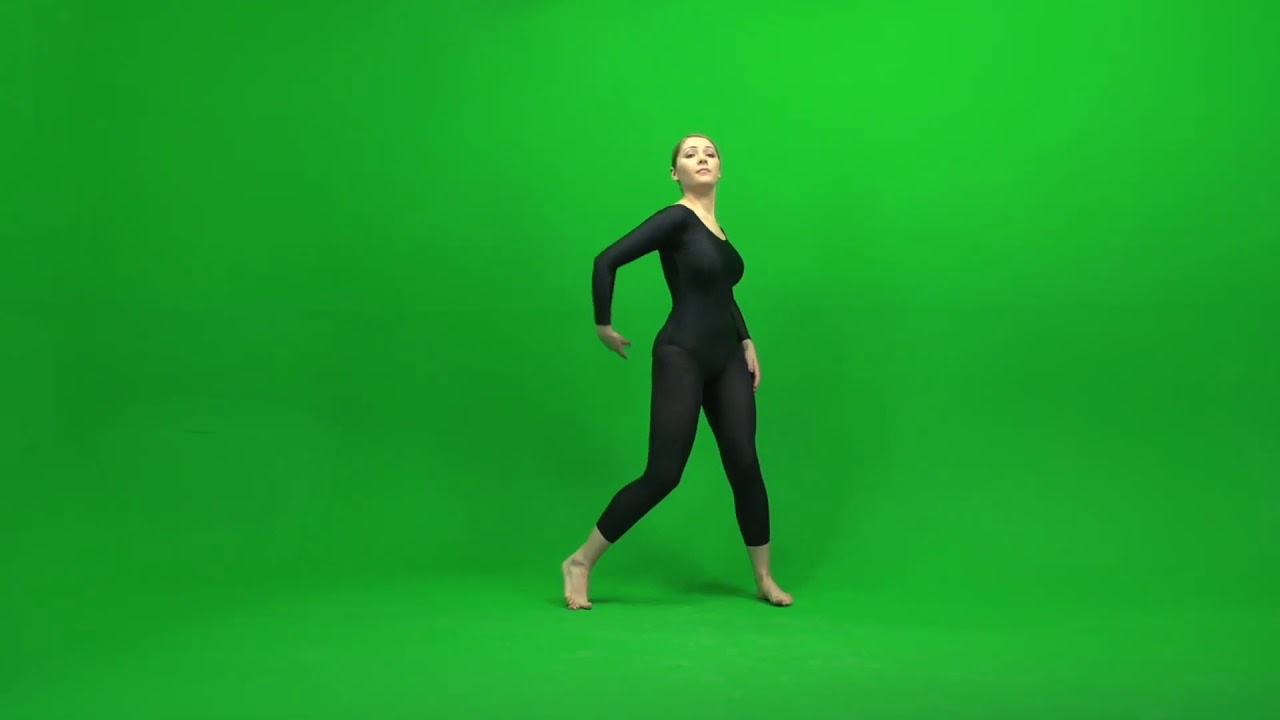 green screen dancing girl 01 - YouTube