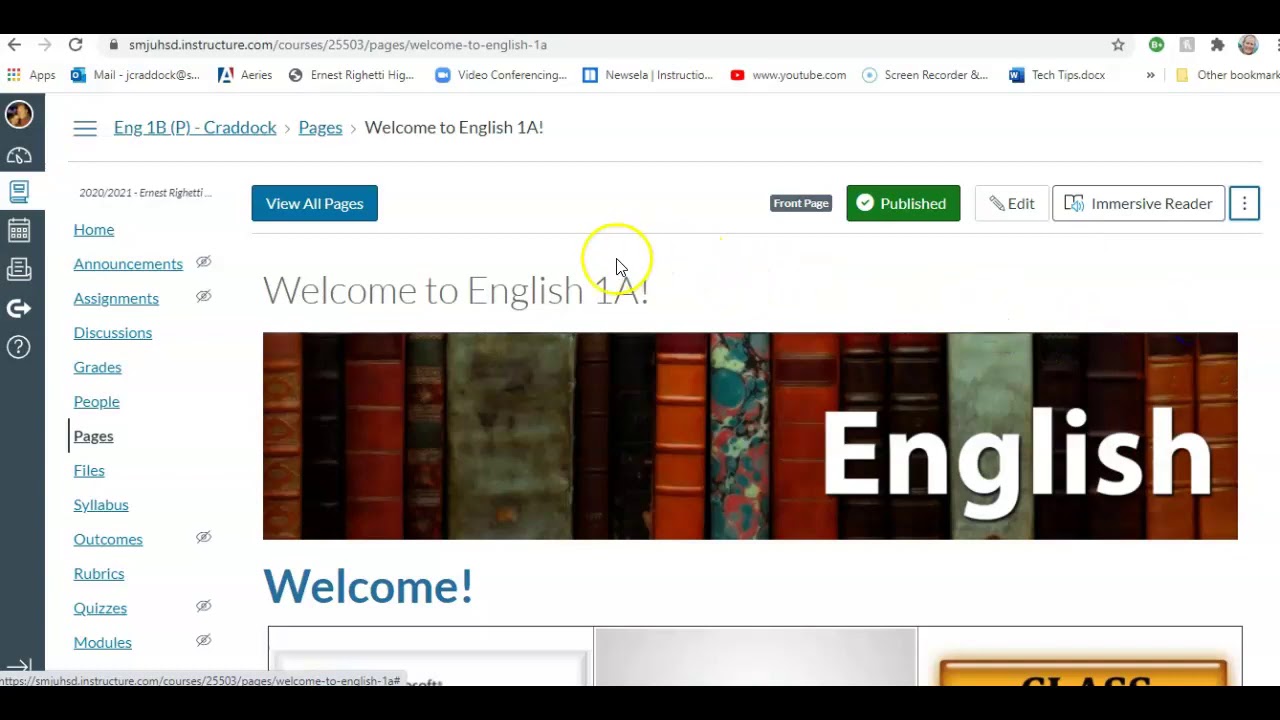 Teachers: Copy your Canvas Home Page to another course - YouTube