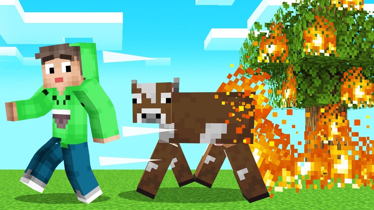 MOBS Leave A *DEADLY* FIRE TRAIL In MINECRAFT! (Dangerous) - YouTube