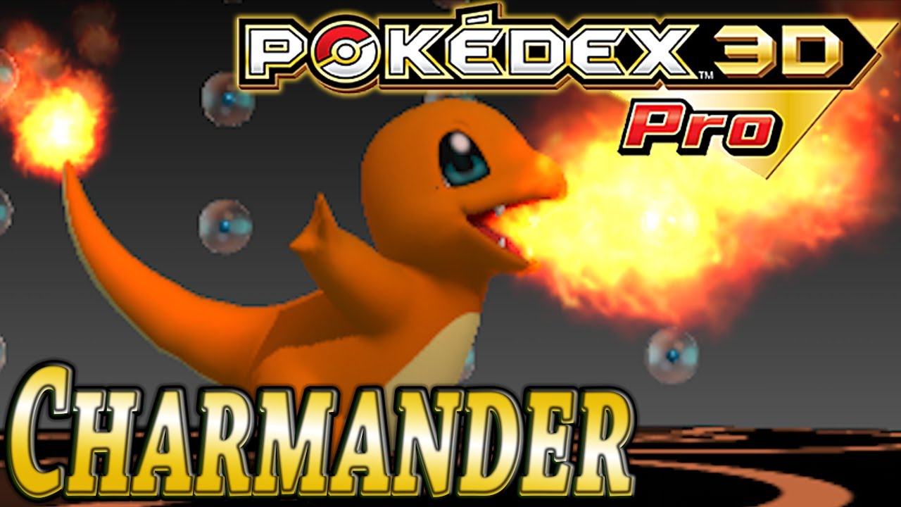 Pokemon #004: Charmander (Pokedex 3D Pro) - YouTube