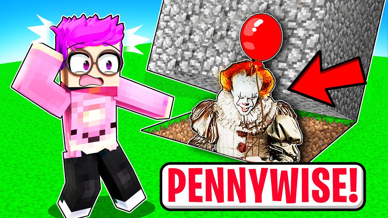 LANKYBOX Finds PENNYWISE'S SECRET UNDERGROUND BASE In MINECRAFT ...