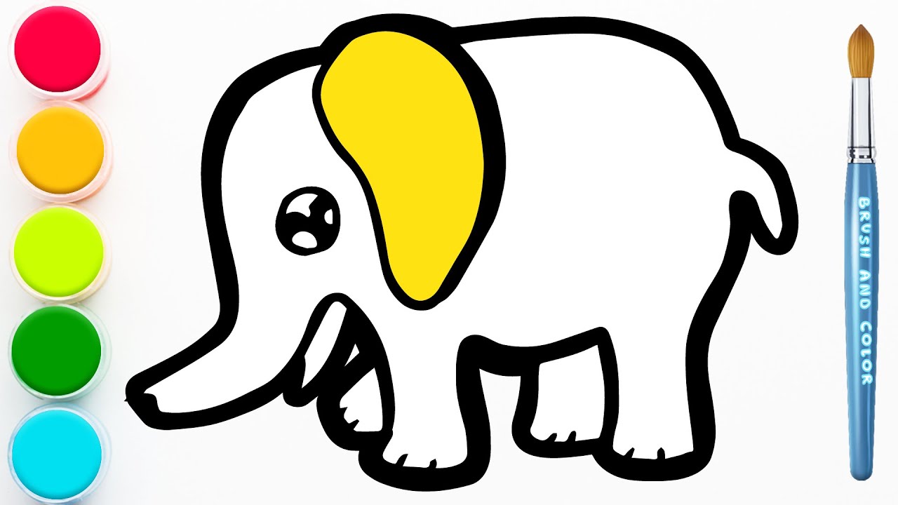 How to Draw a Elephant | Step by Step - YouTube