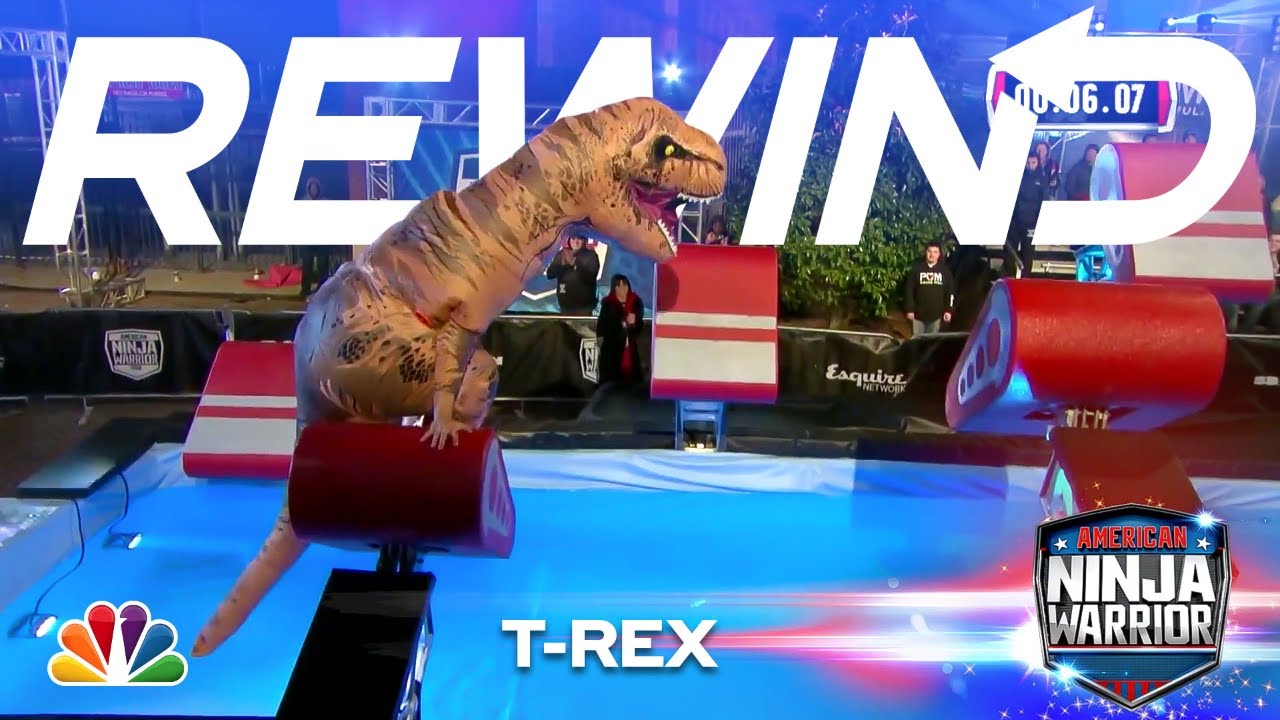 Can a T-Rex Be a Ninja? - American Ninja Warrior 2021 - YouTube