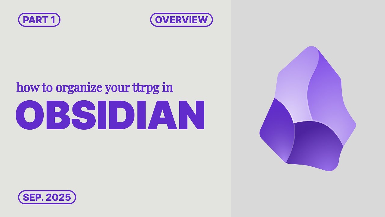 Rewriting My D&D Books in Obsidian - YouTube