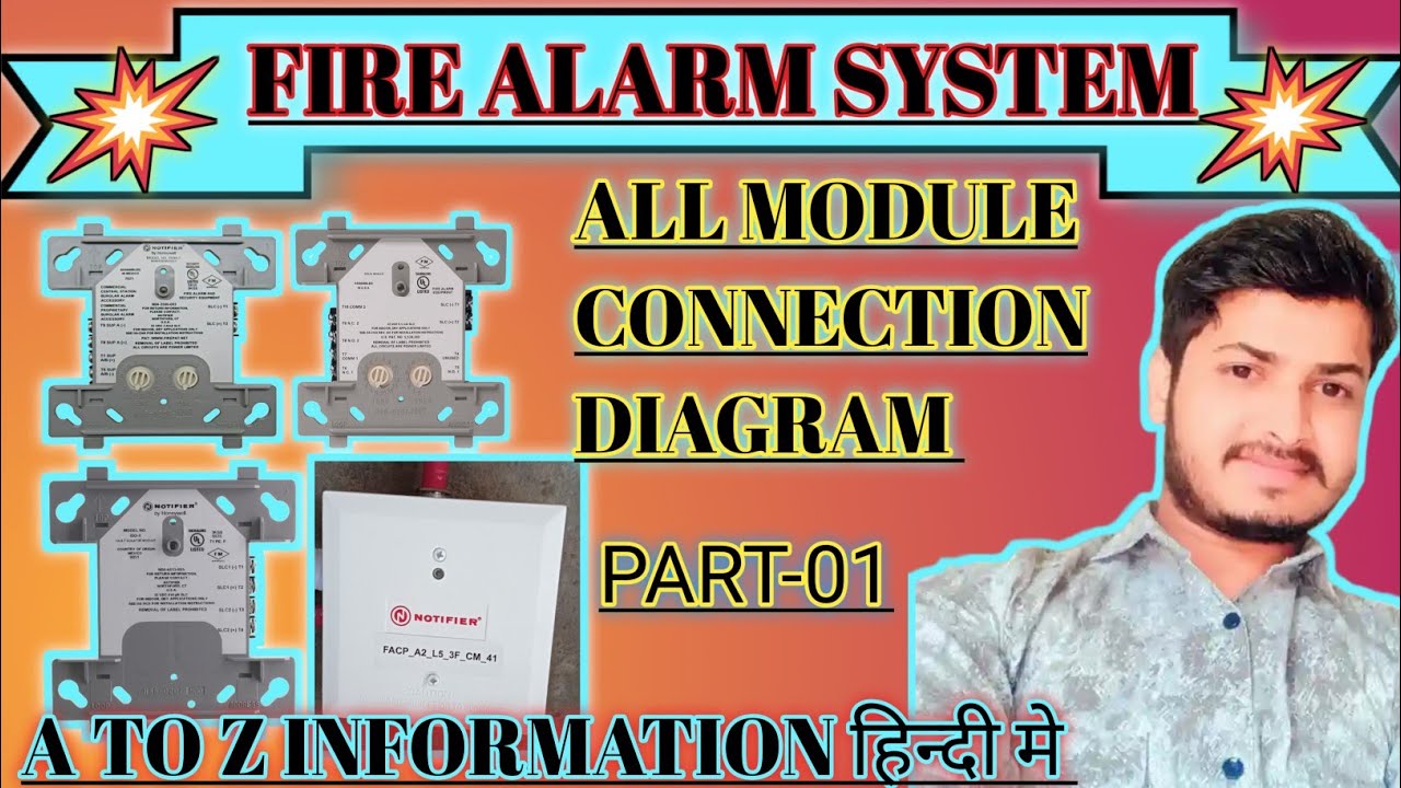 Fire alarm module connection || Fire alarm module wiring || All module ...