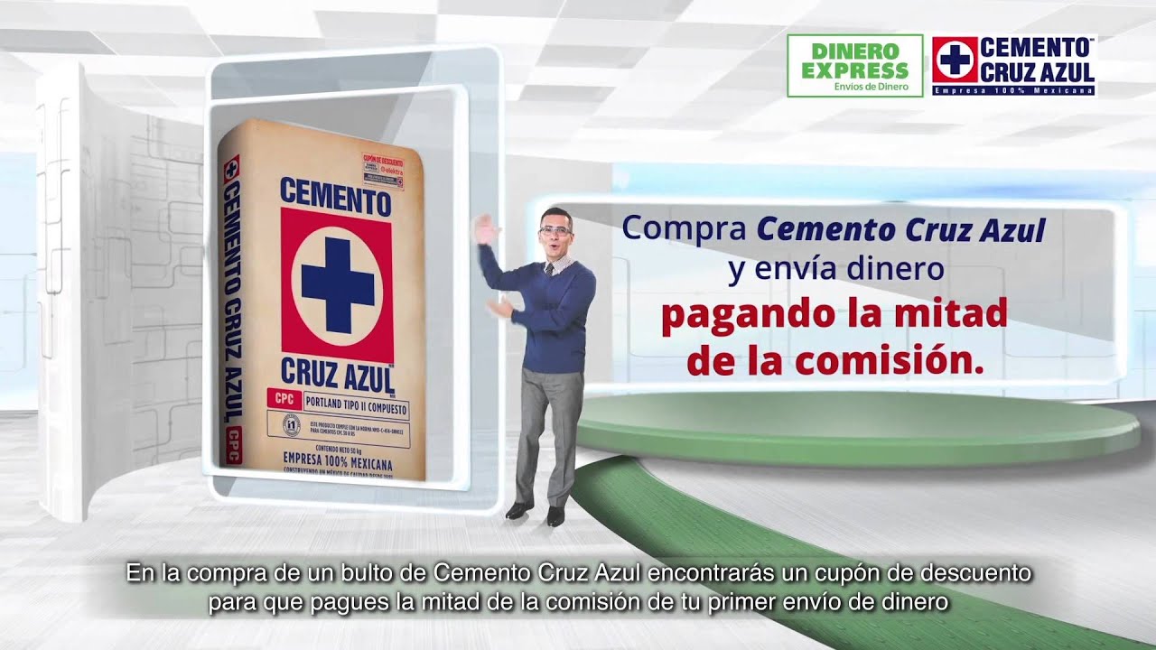 ¡Conoce la nueva promoción de Cemento Cruz Azul y Dinero Express! - YouTube