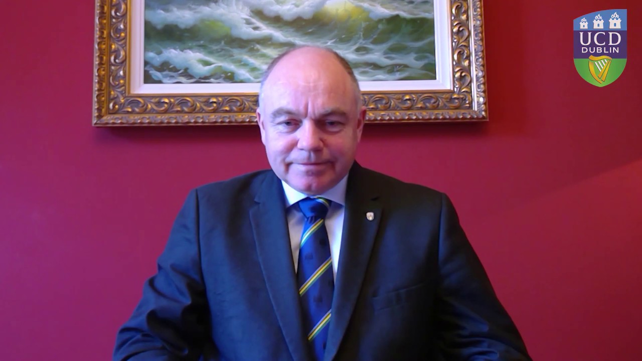 A Message from UCD President Professor Andrew J Deeks - YouTube