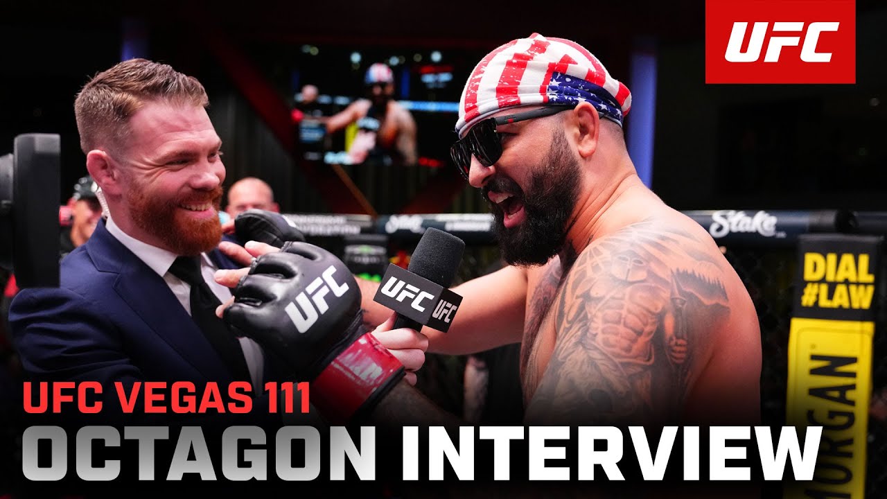 Josh Hokit Octagon Interview | UFC Vegas 111 - YouTube