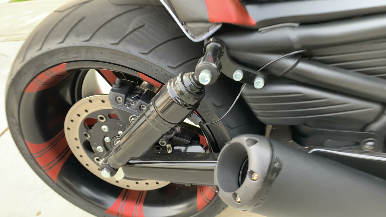 V rod muscle 6 degree rake triple tree stock front wheel with fork ...