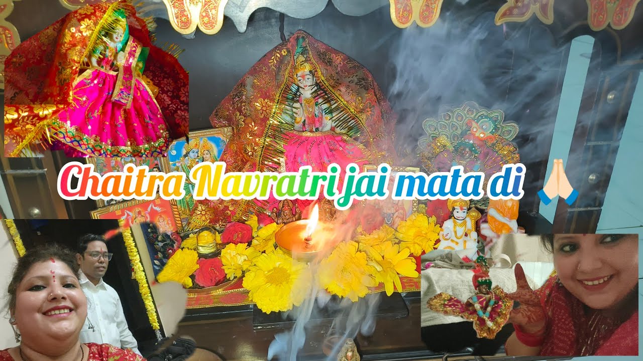 Maata ne kiya varta pura 🙏🏻 jai mata di 💞 #1stday Gusain ji pooja ki 🙏🏻 ...