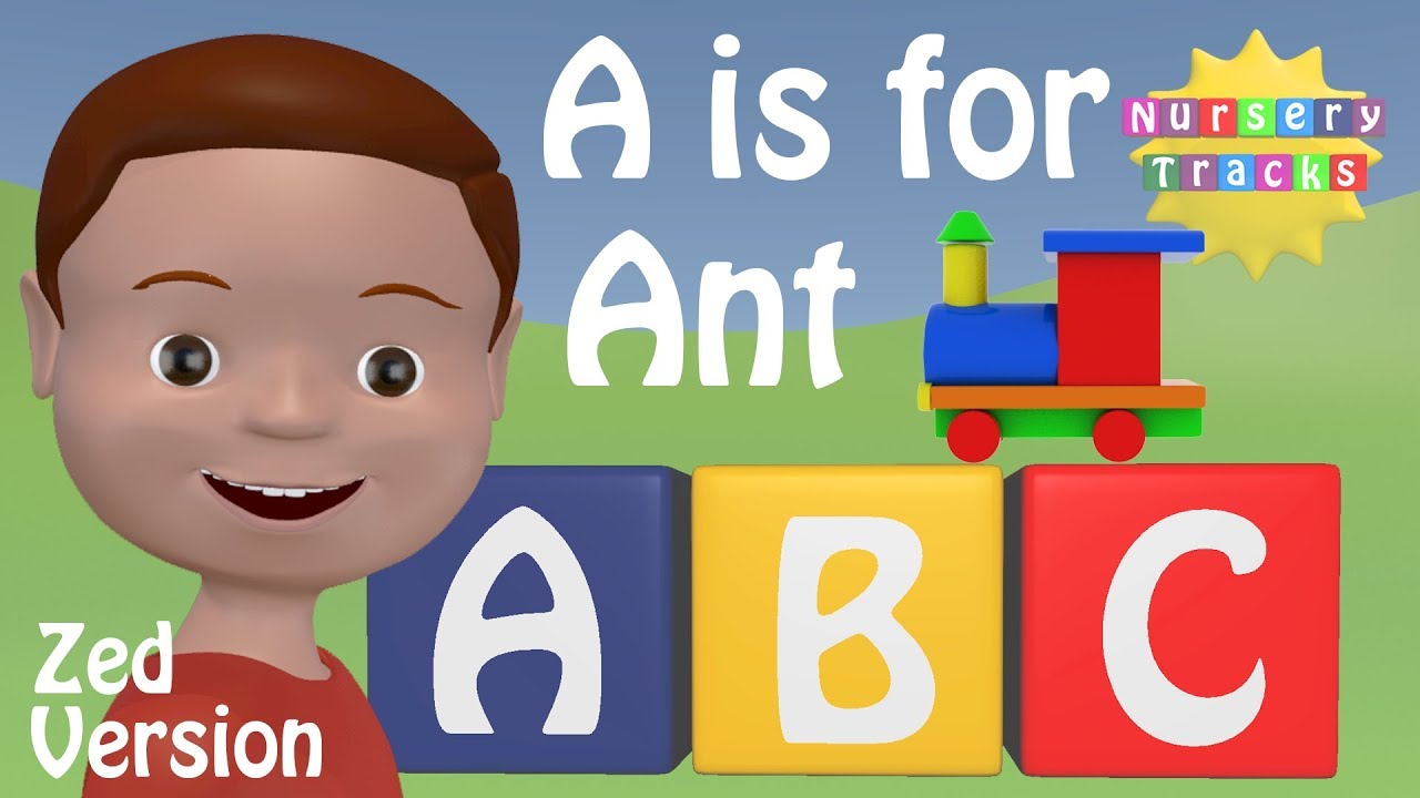 Best ABC Alphabet Song | A is for Ant | ZED version | New in 3D - YouTube