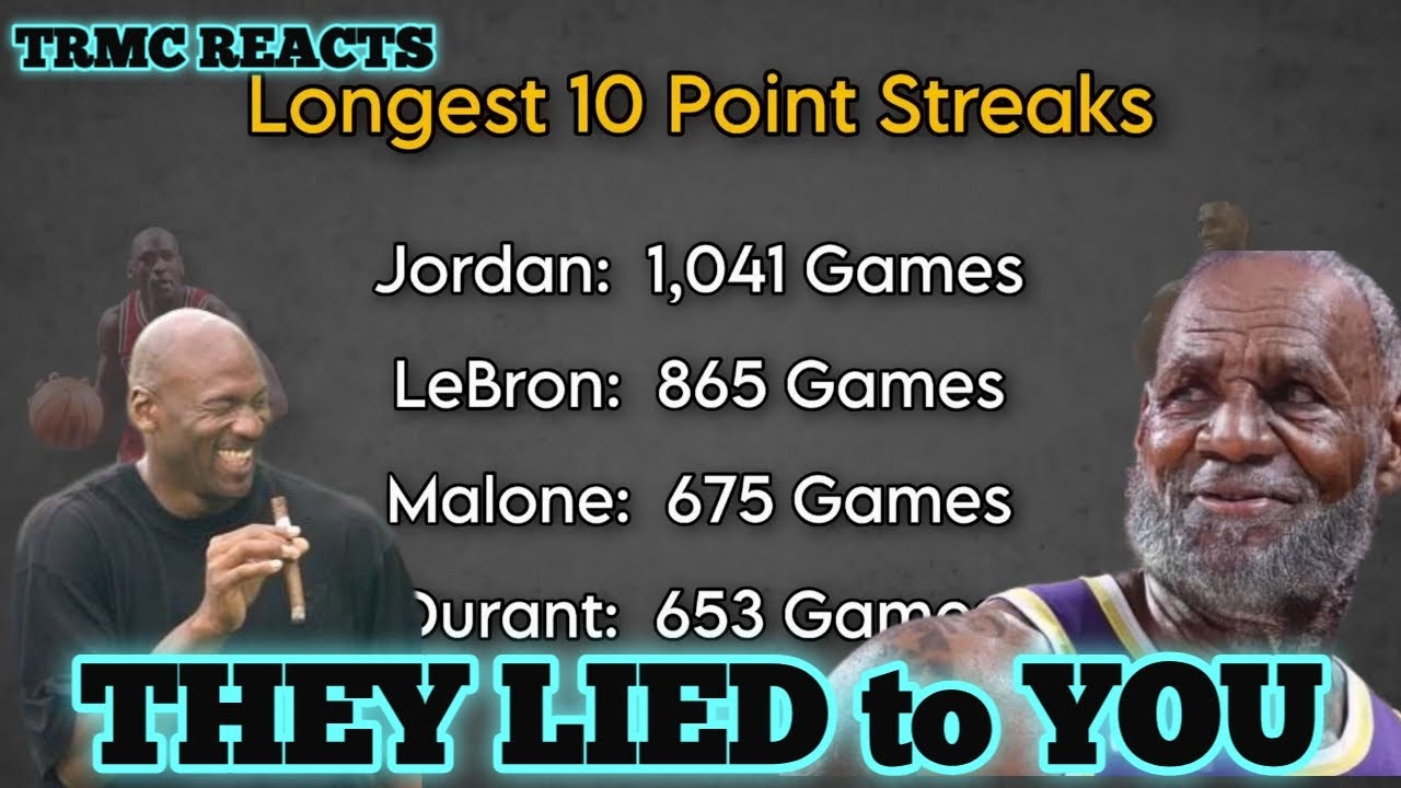 Lebron James 10 Point Streak was a COMPLETE HOAX! - YouTube