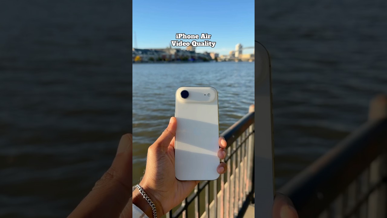 iPhone Air Video Quality