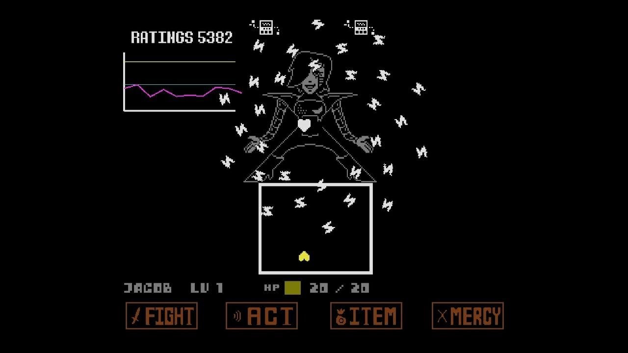Undertale mettaton boss fight pasifist route - YouTube