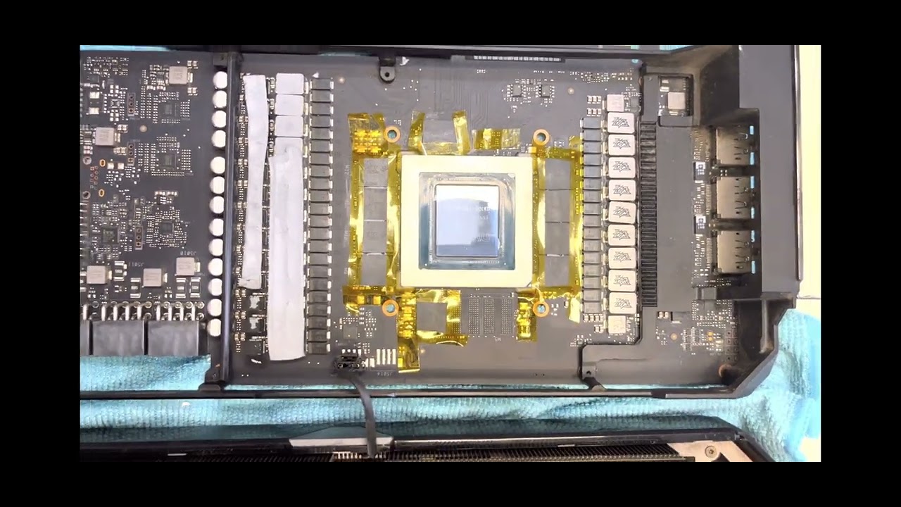 Copper plate 3080 Asus Strix #3080 #asusstrix - YouTube