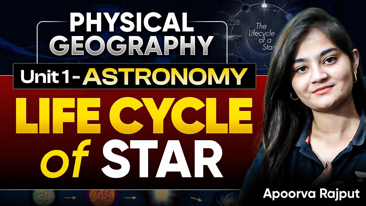 Life Cycle of a Star | Astronomy Unit 1 | UPSC Physical Geography for ...
