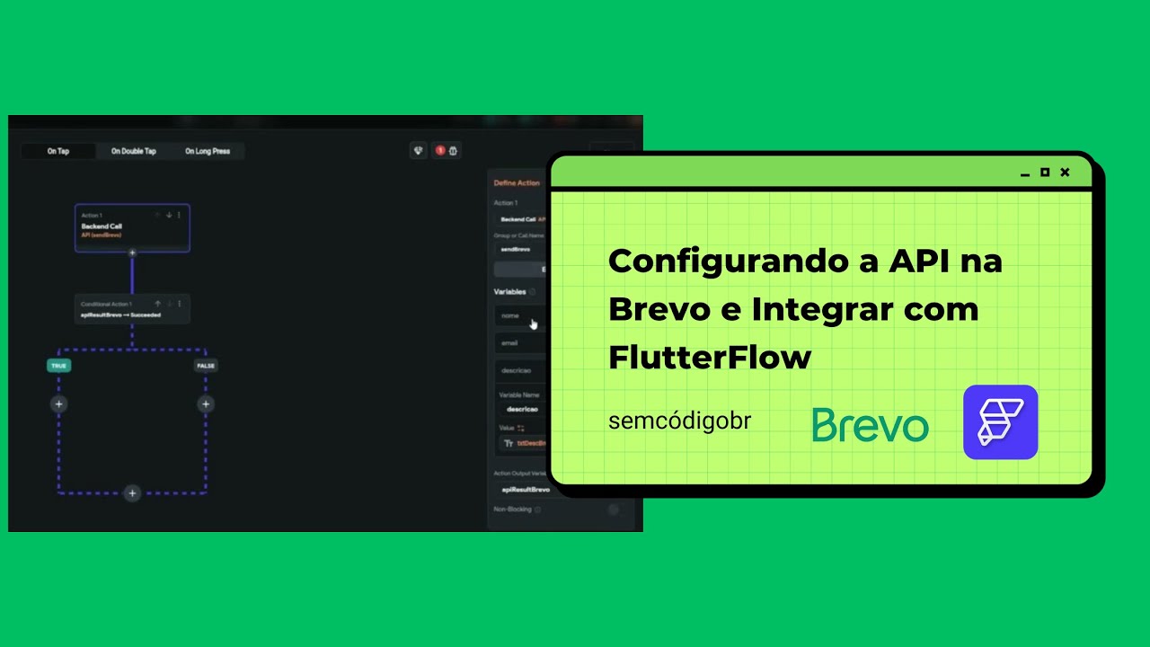 Usando Flutterflow Como Enviar E Mails De Forma Automatizada Com A Api Brevo Youtube