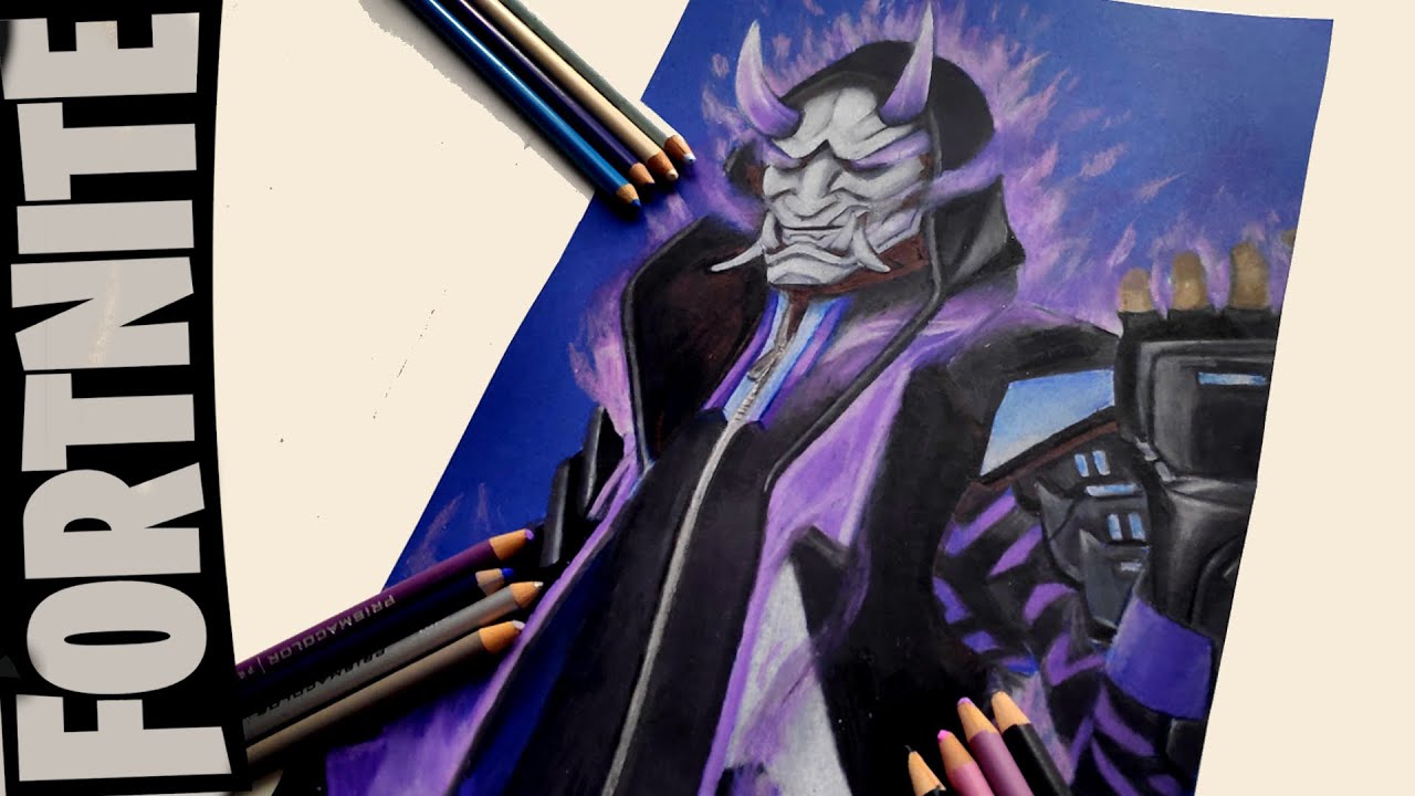 DIBUJANDO A DESGASTADO DE FORTNITE || DRAWING FORTNITE FADE SKIN - YouTube