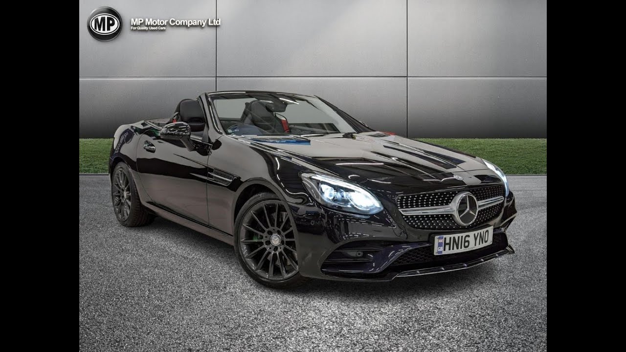2016 16 MERCEDES BENZ SLC 2 0 SLC 300 AMG LINE - YouTube