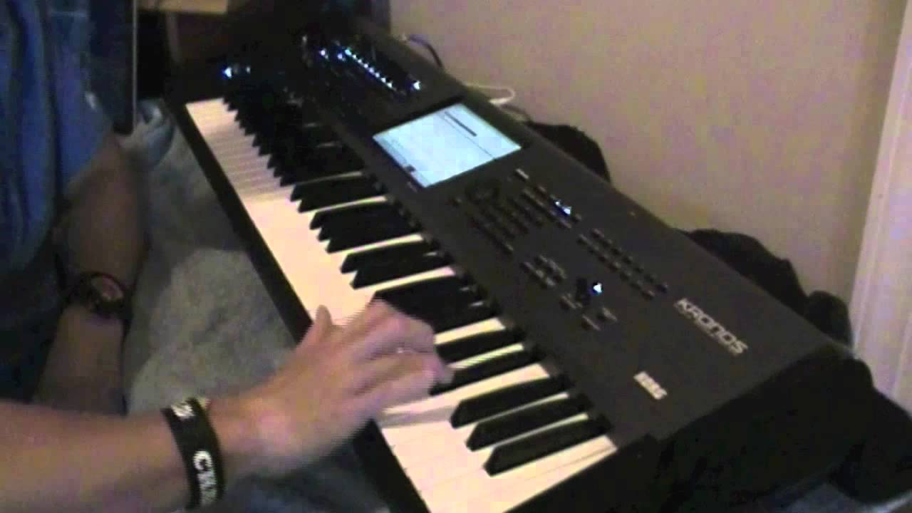 Korg Kronos Workstation sequencer mode jam track!!! - YouTube