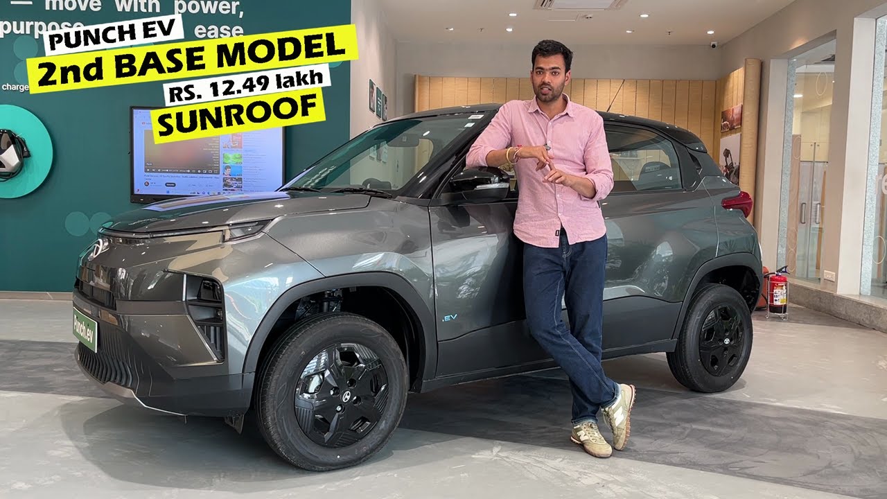 *2nd Base Model & All Features* New Tata Punch EV Adventure s ! Review ...